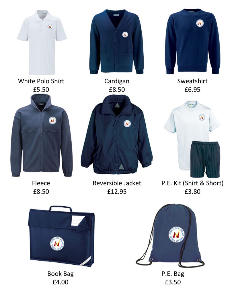 Bentley-Uniform – Bentley New Village Primary School.